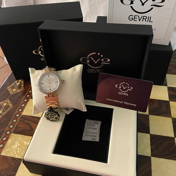 Gervil | Accessories | Gv2 Gervil Women S Matera Swiss Quartz Diamond ...